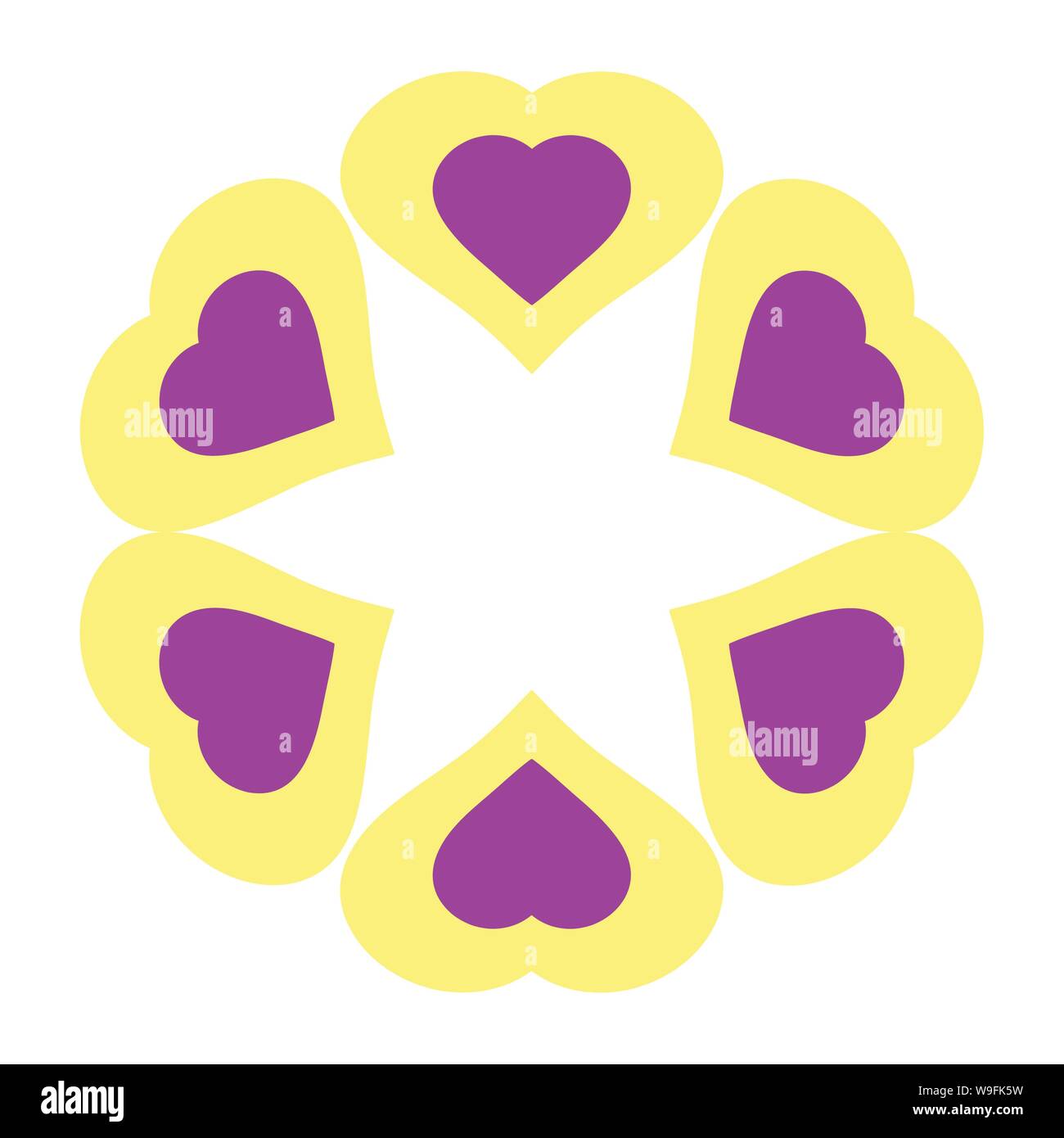 Hearts round design, Love passion romantic health wedding romance and ...