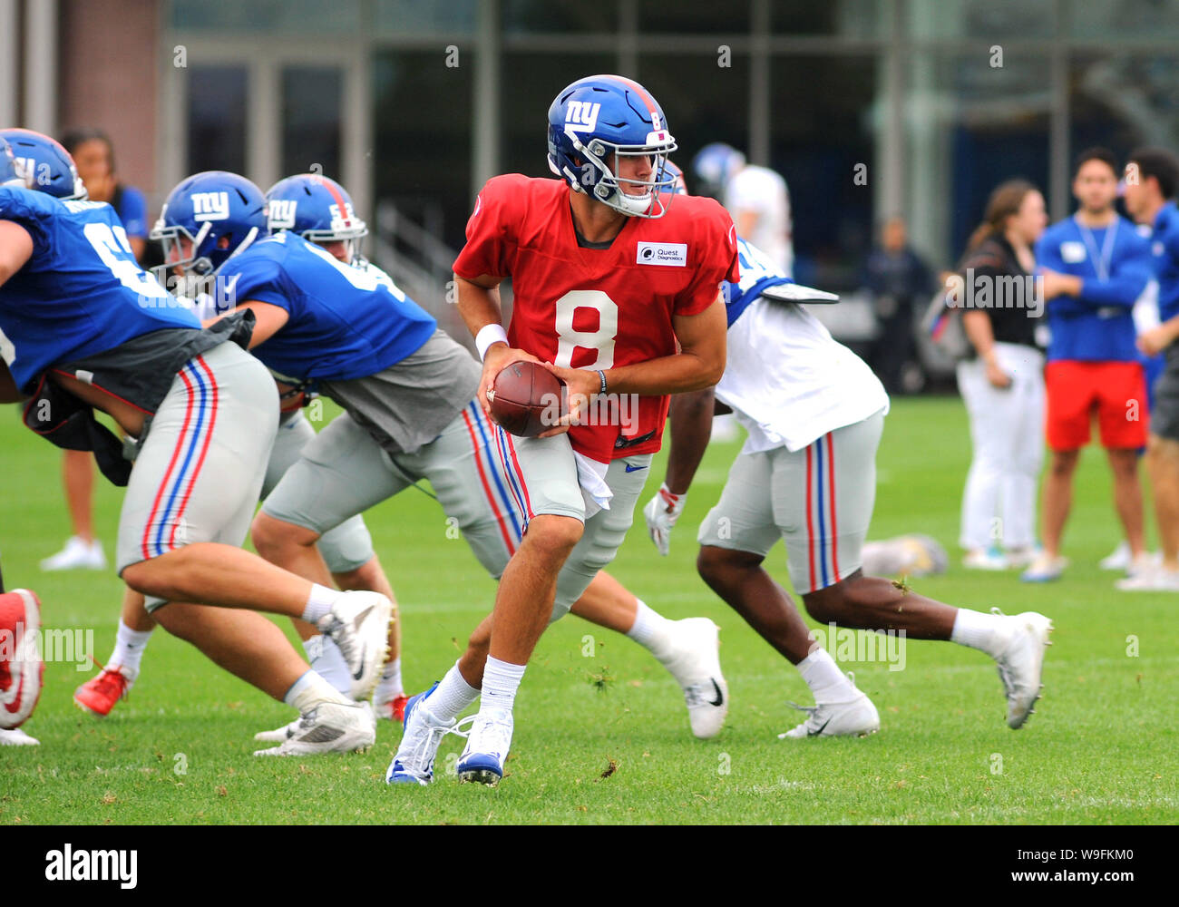 August 13, 2019: August 13, 2019 : New York Giants Quarterback DANIEL ...