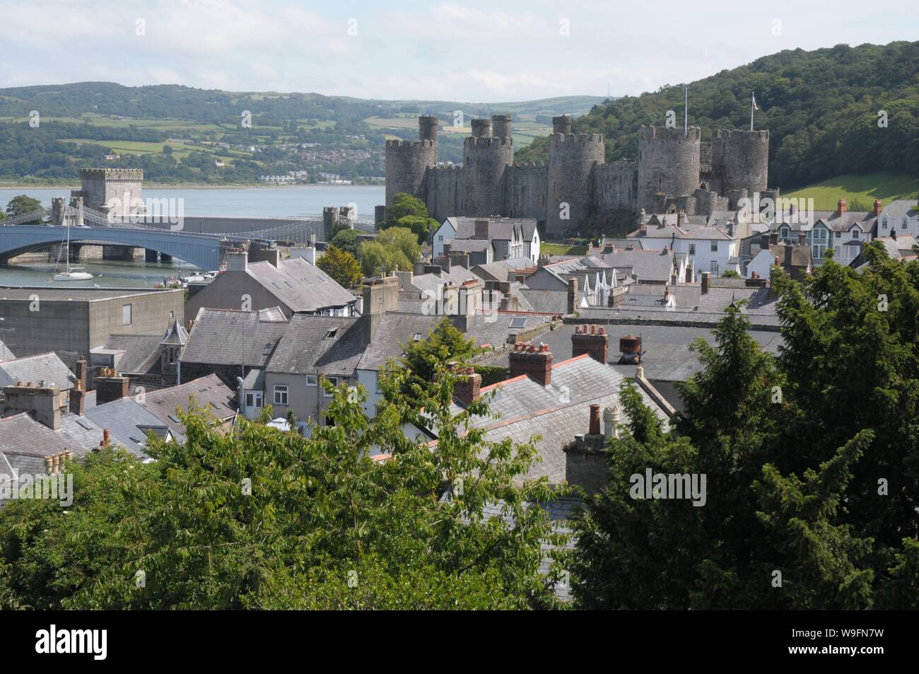 Conwy Castle, Conwy, North Wales UK Stock Photo - Alamy
