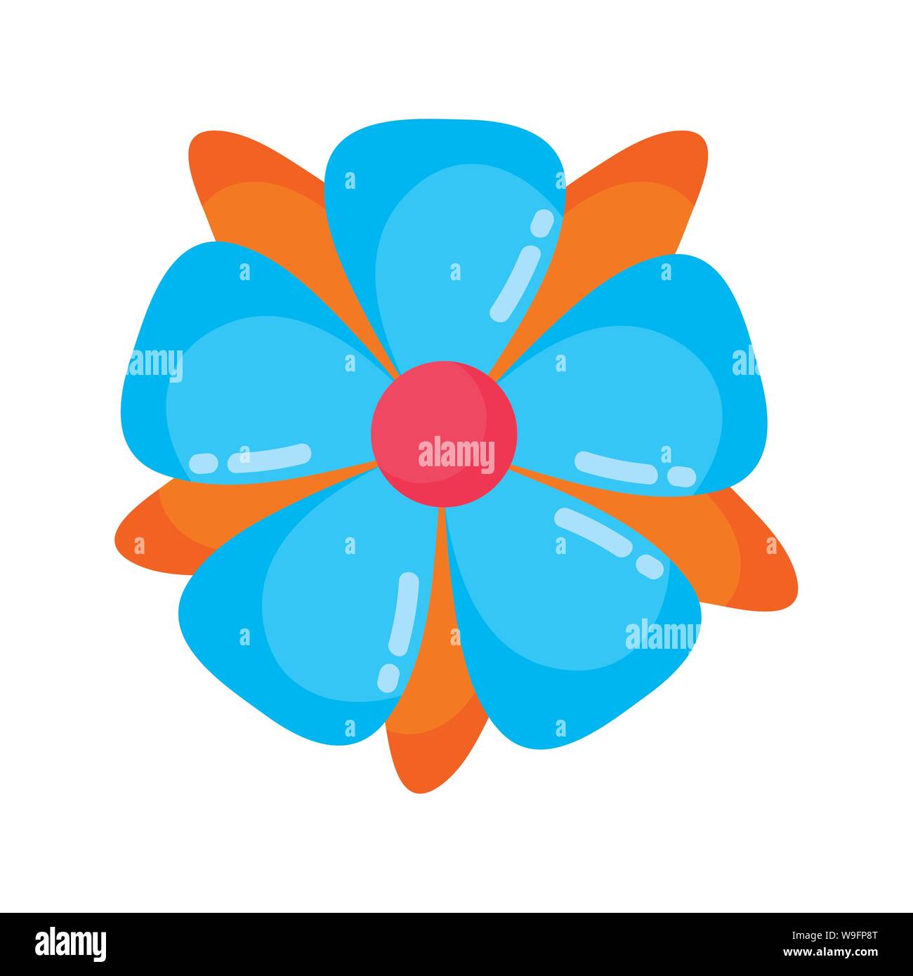 Flower design, floral nature plant ornament garden decoration and ...