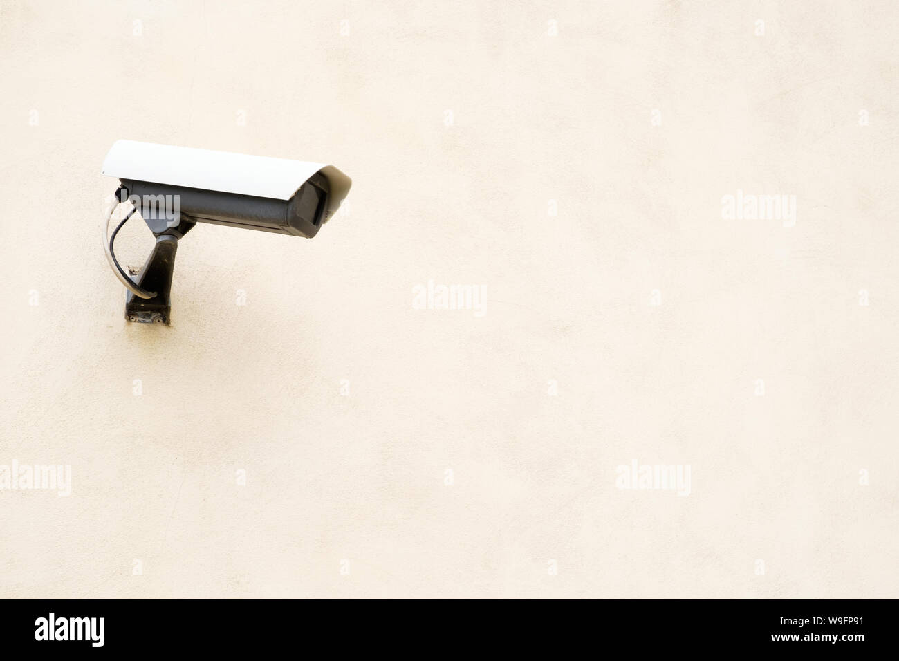 A cctv security camera keeps a watchful eye on visitors at the Boboli ...