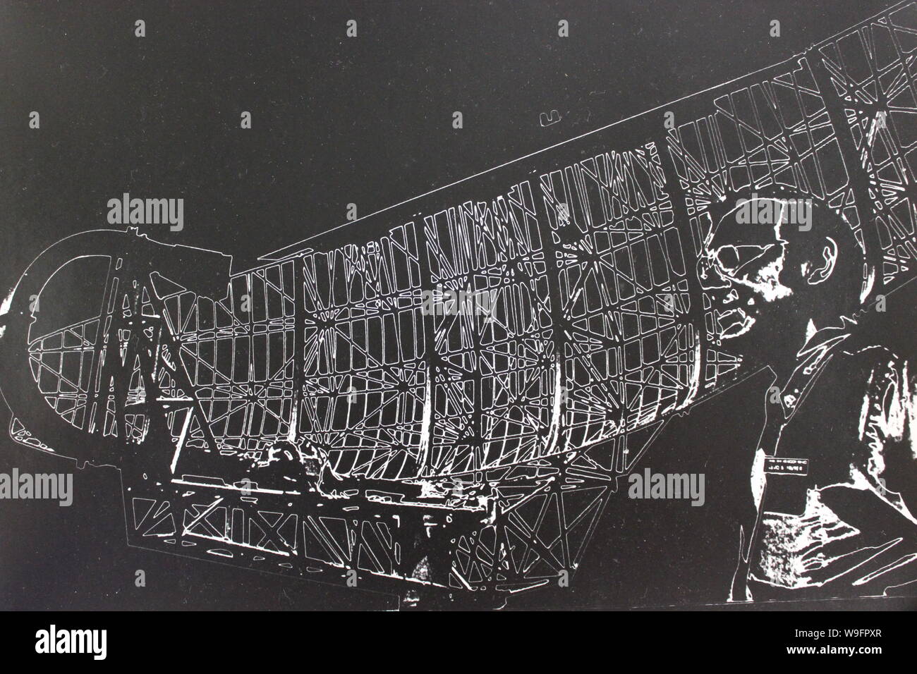 Fine black and white art photography from the 1970s o r a man standing ...