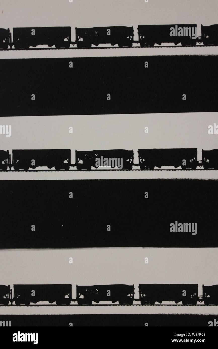 Fine black and white art photography from the 1970s of a high contrast ...