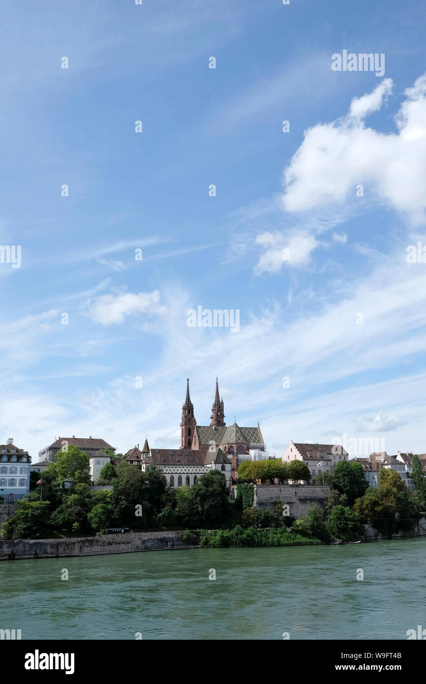 Bank of the rhine with a view of the rhine hi-res stock photography and ...