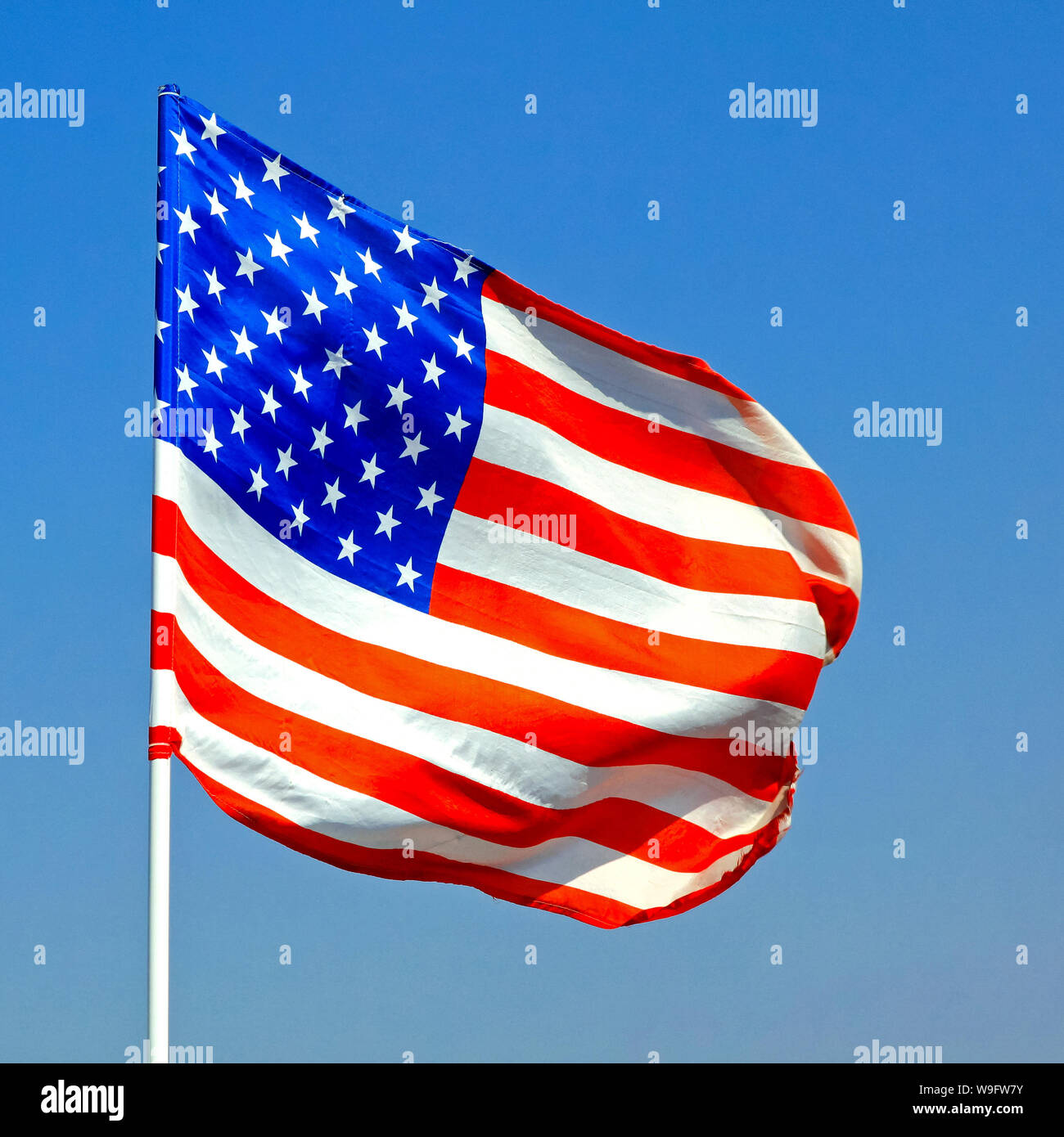 The United States of America national flag Stock Photo - Alamy