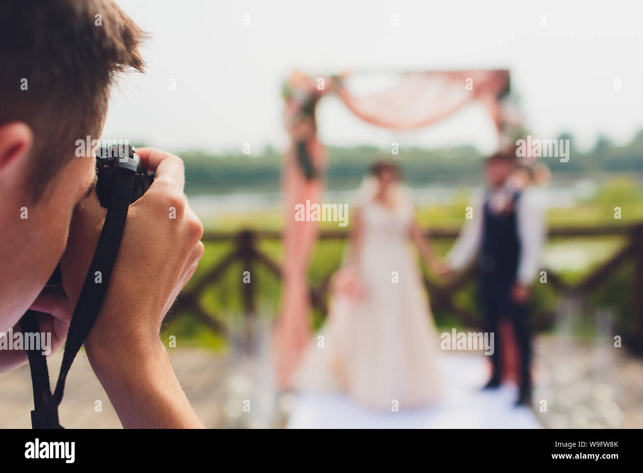 Wedding Videographer In Action