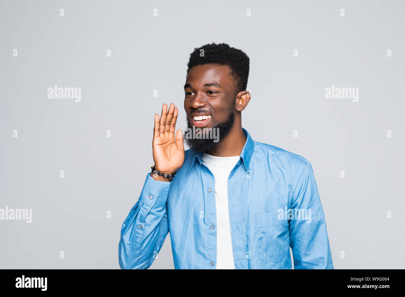 Man overhears hi-res stock photography and images - Alamy