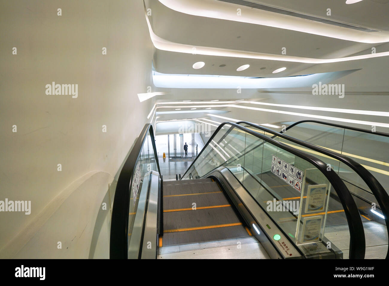 Hong Kong-15th March 2018: The interior of Polyu School of Design ...