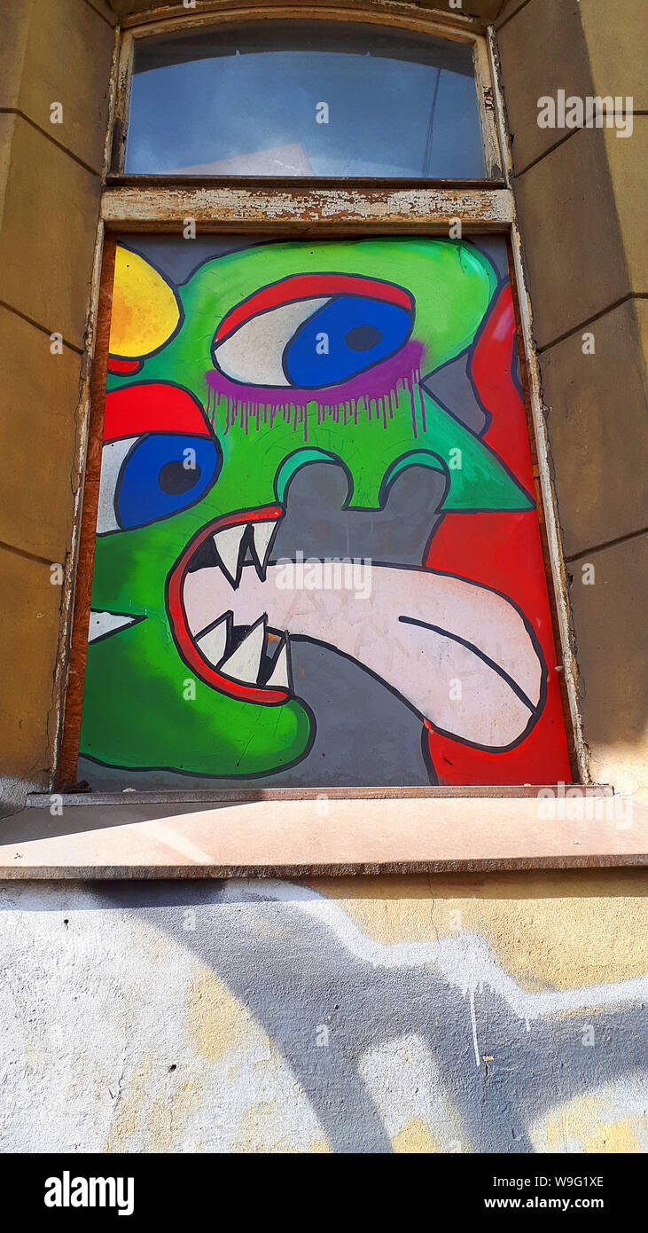 Graffiti in the city of Prague in the Czech Republic Stock Photo - Alamy