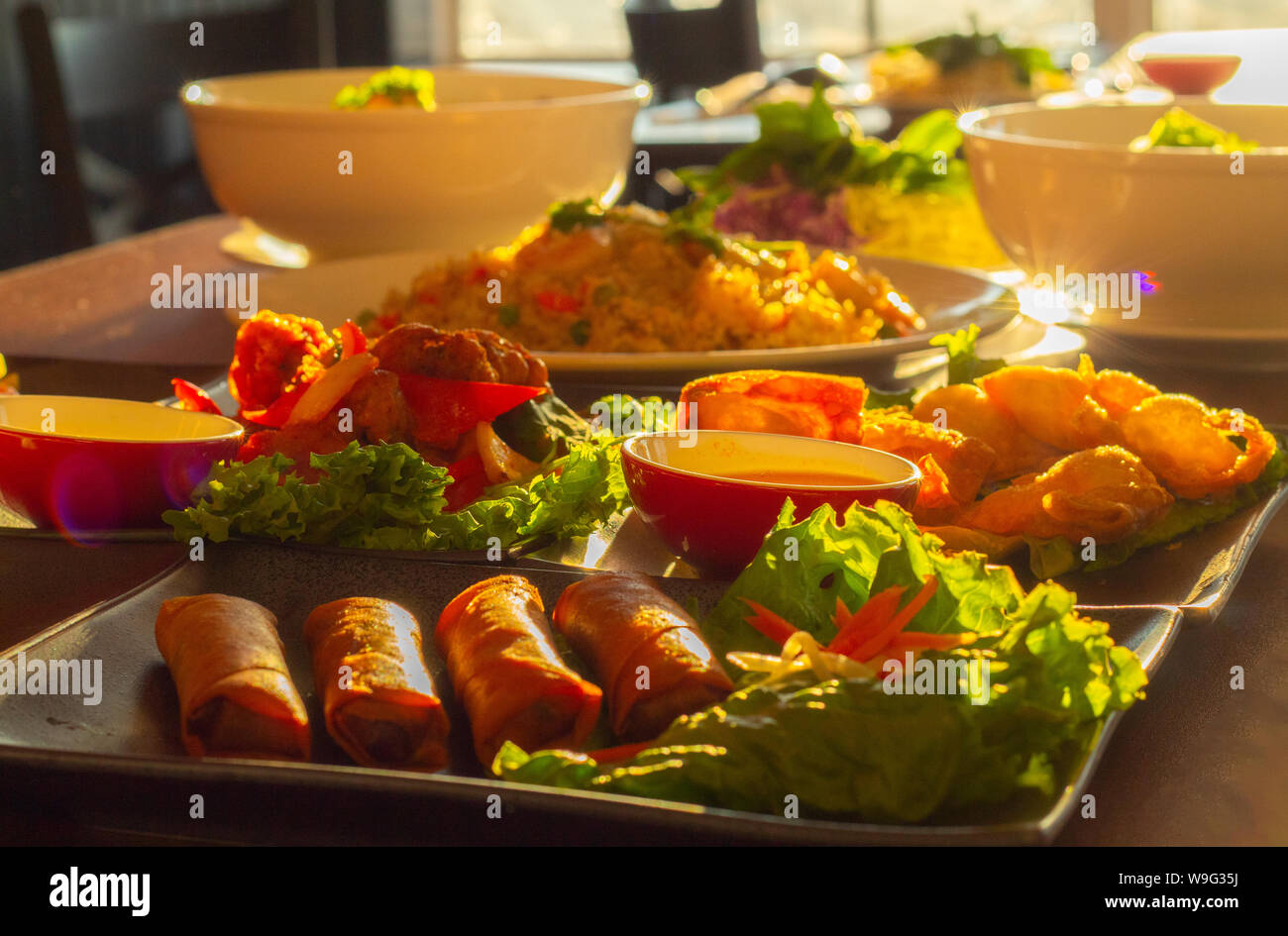 Are you hungry just looking at the food Stock Photo - Alamy