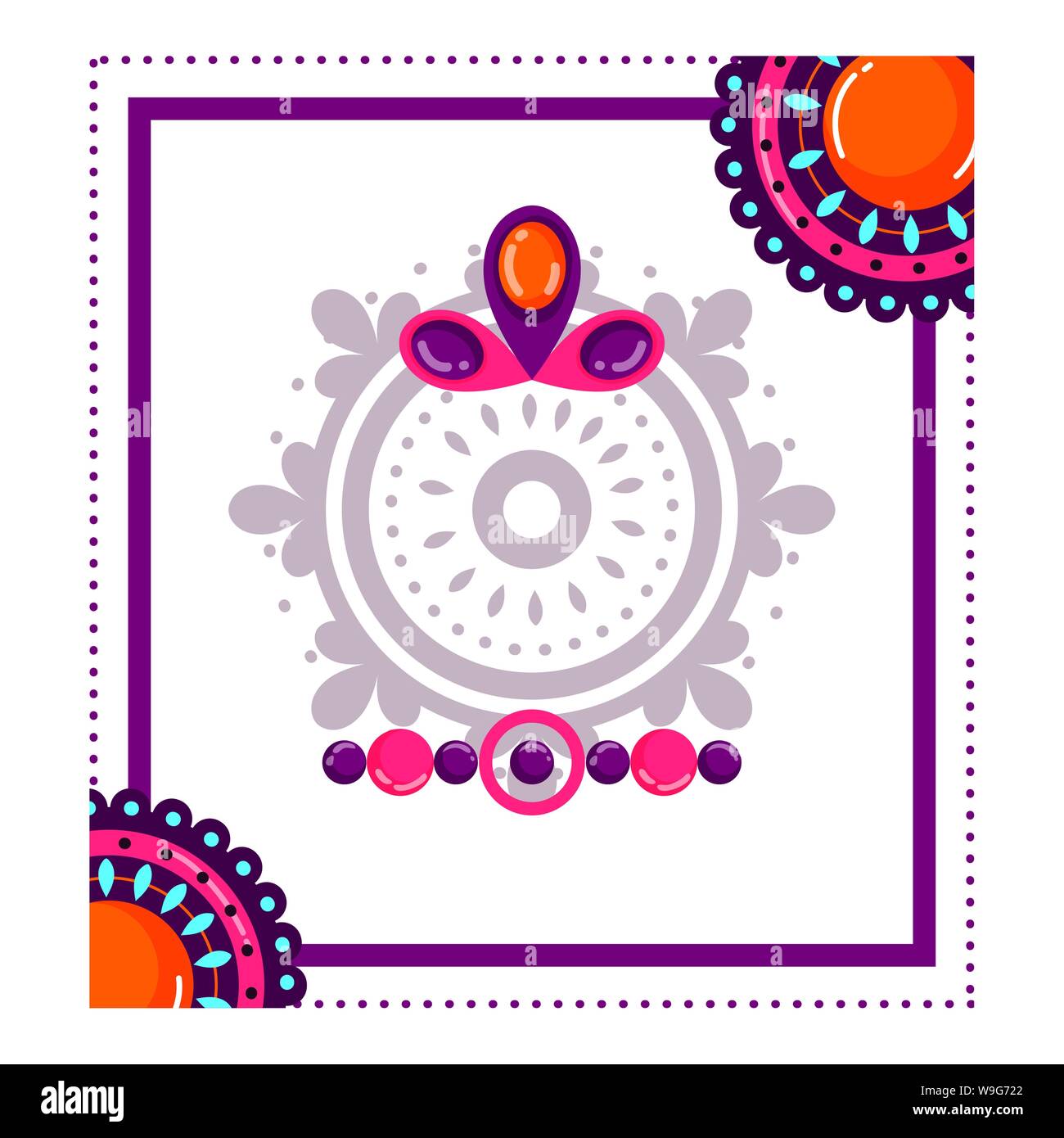 Amulet design, Bohemic ornament meditation indian decoration ethnic ...