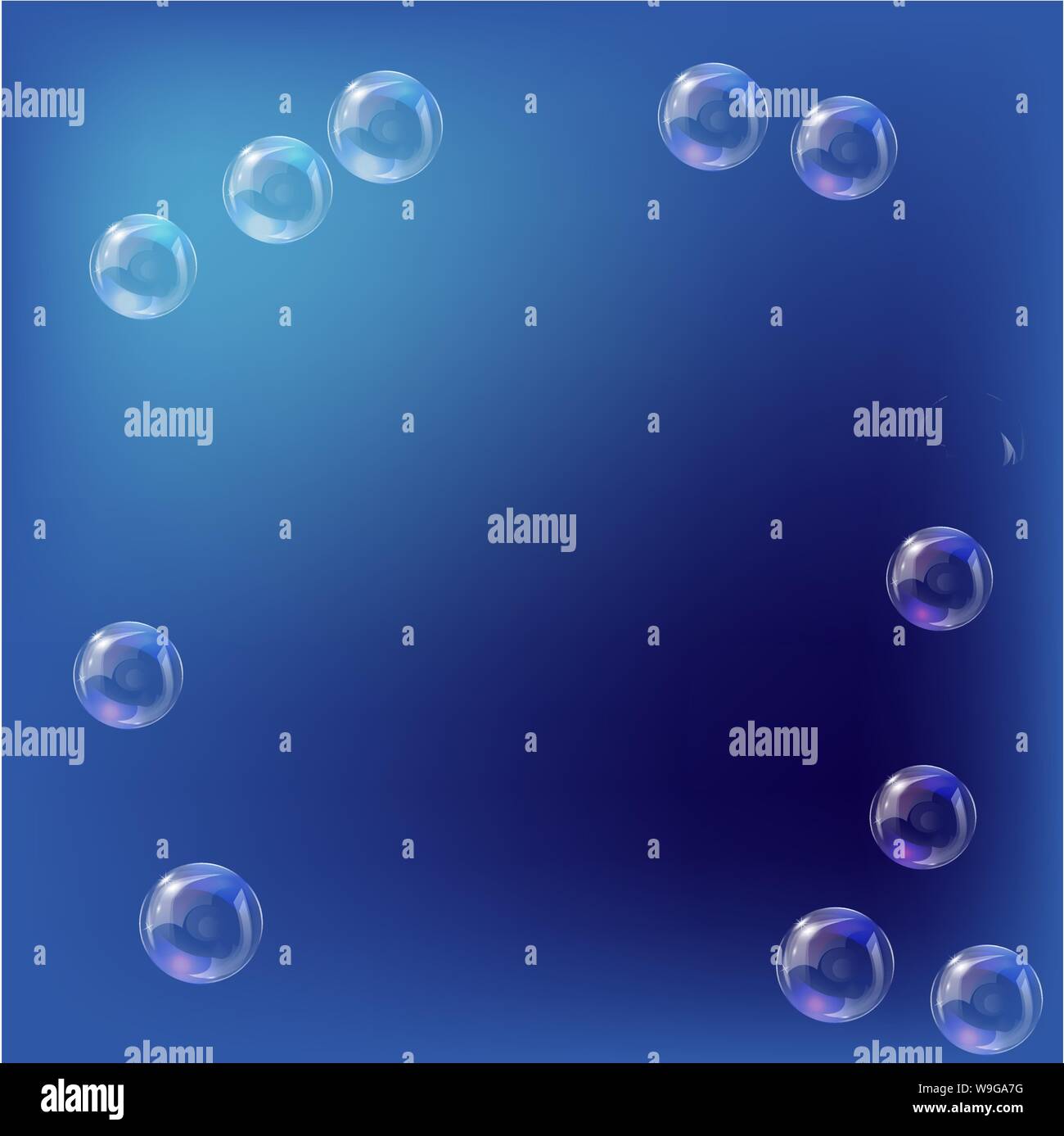 Shampoo frame realistic water bubbles hi-res stock photography and ...