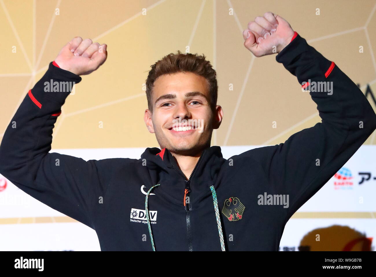 Tokyo, Japan. 13th Aug, 2019. Yannick Flohe (GER) Sport Climbing : IFSC ...