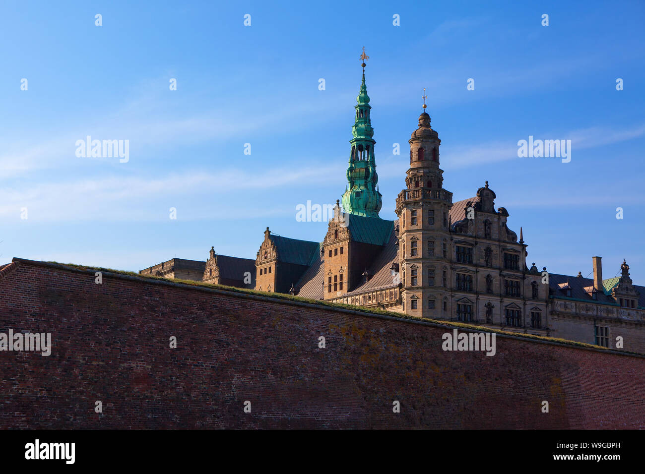 Kronborg famous castle in Helsingor , Denmark Stock Photo - Alamy