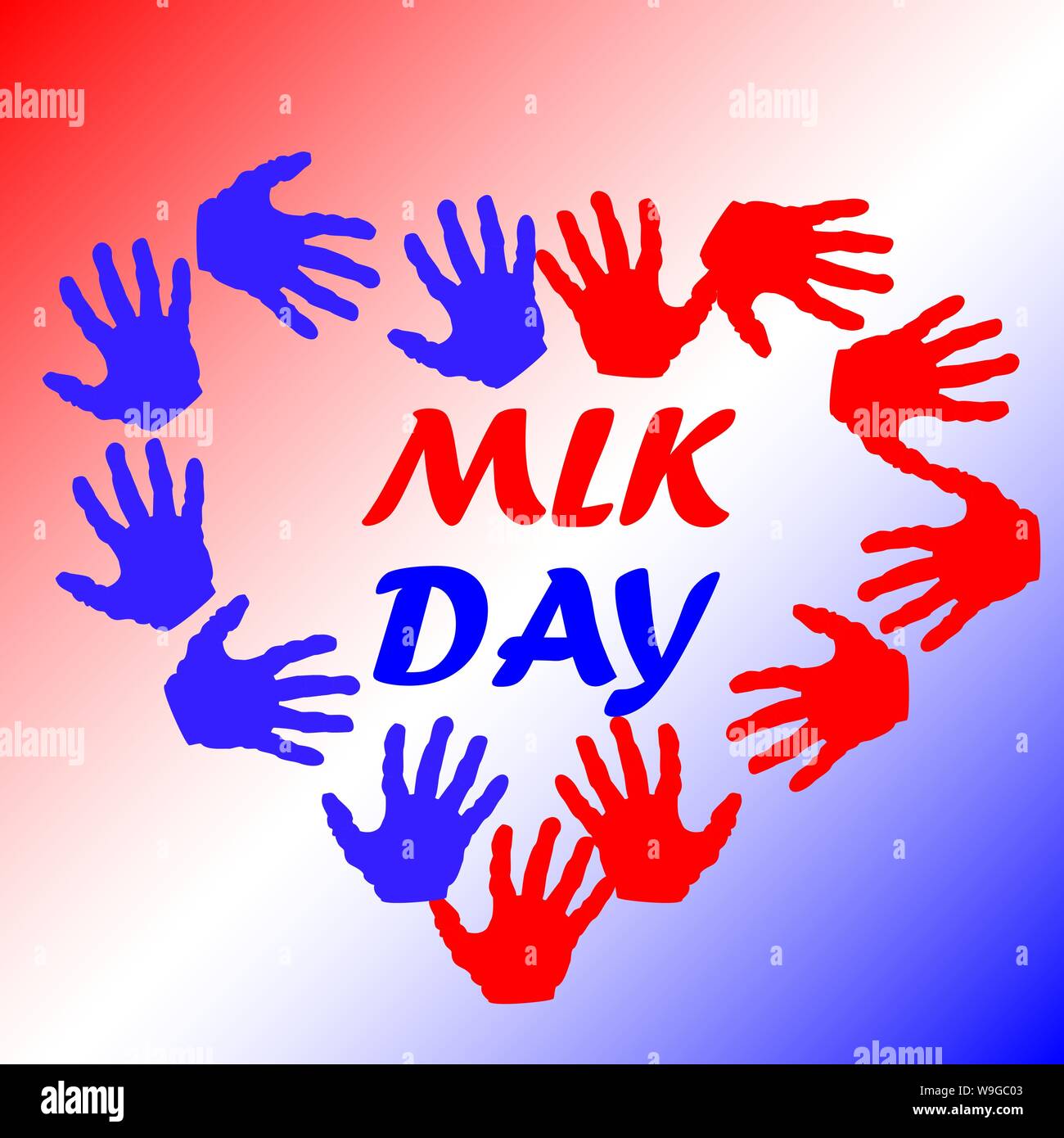 Martin Luther King Day, poster, banner, holiday poster with the ...