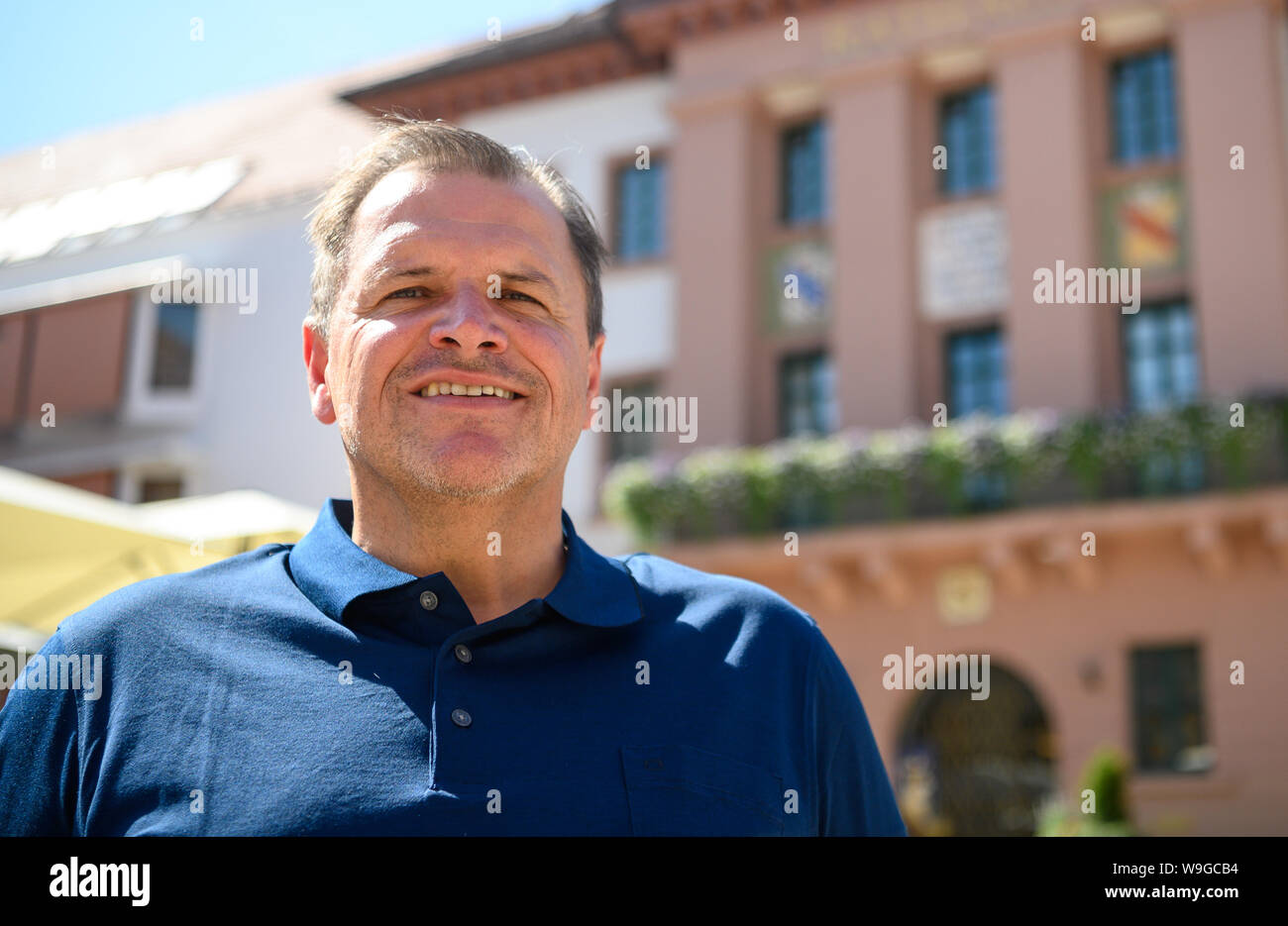 Eppingen, Germany. 24th July, 2019. Klaus Holaschke, Lord Mayor of the ...