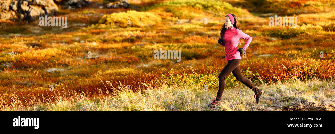 Running autumn hi-res stock photography and images - Alamy