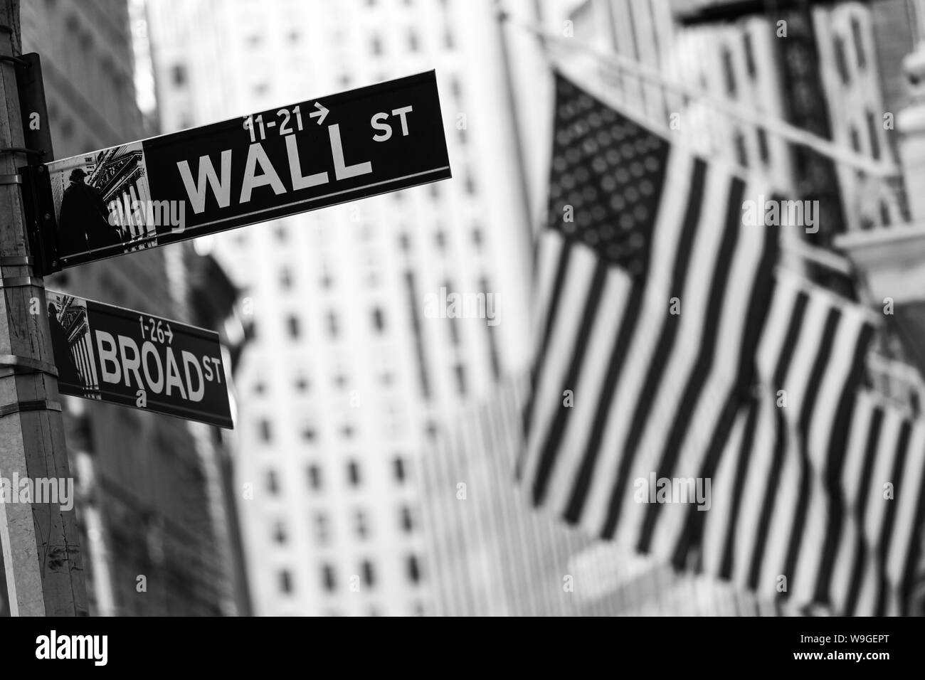 Vintage Wall Street Sign