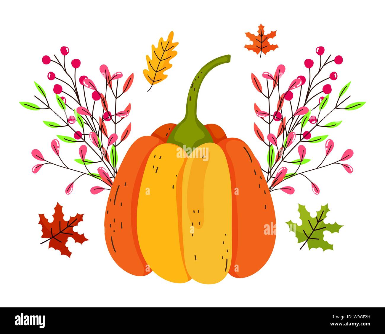 Pumpkin design, Fruit healthy organic food sweet and nature theme ...