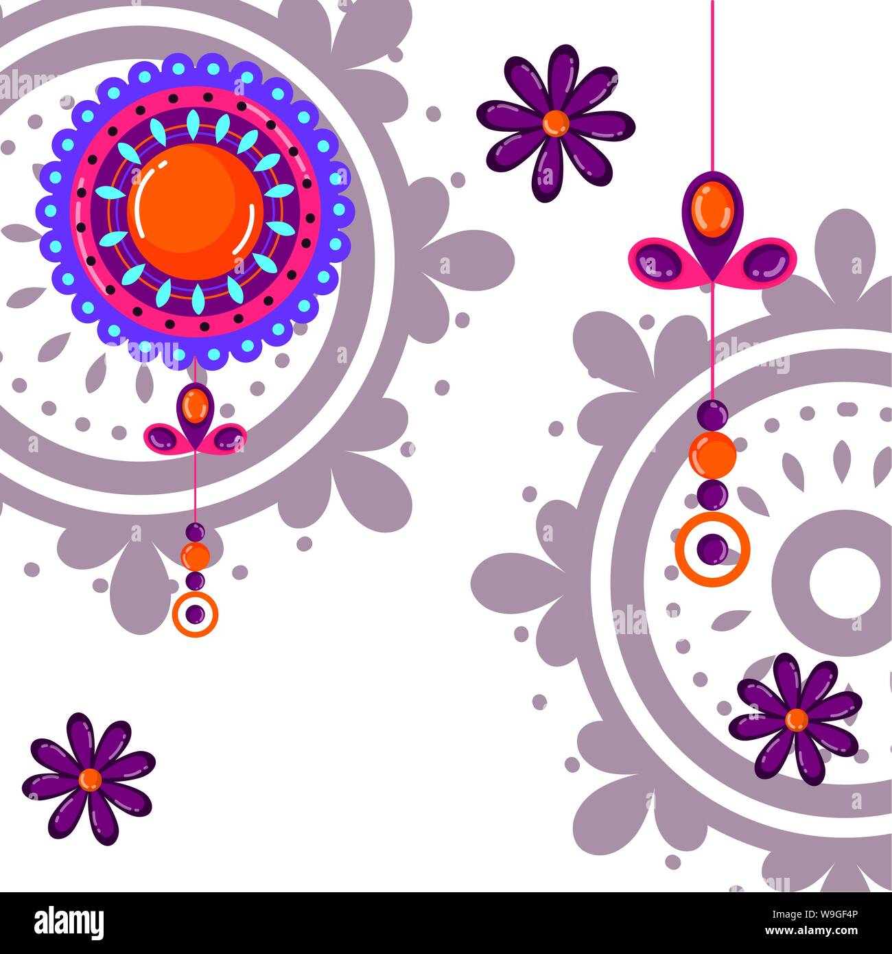 Amulet design, Bohemic ornament meditation indian decoration ethnic ...