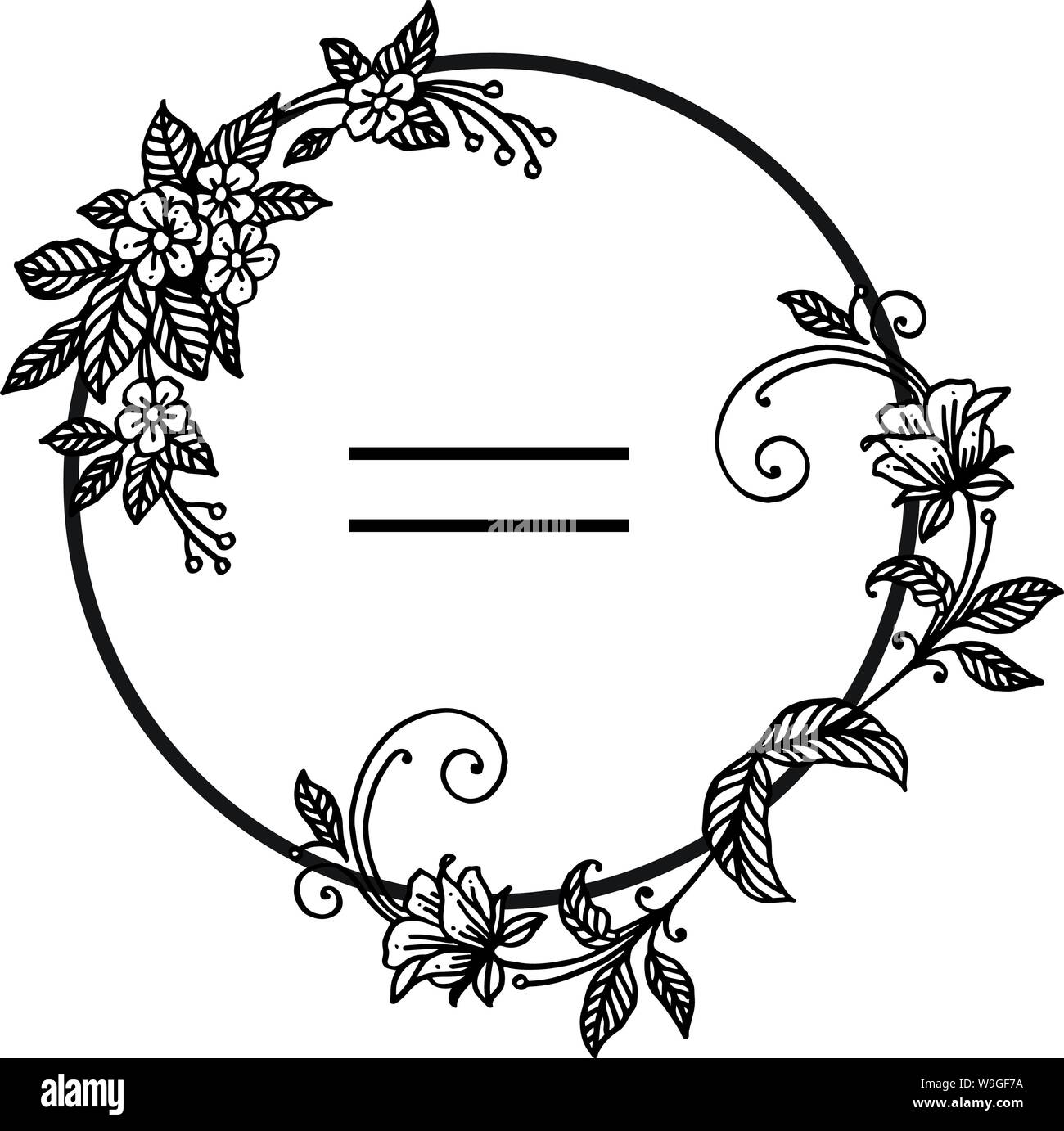 Round Flower Vector