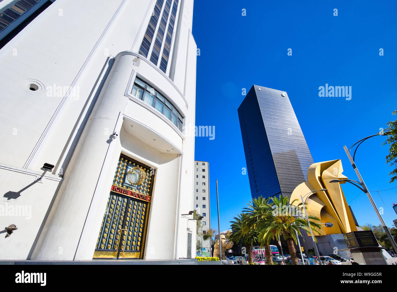 Mexico City, Mexico-10 December, 2018: Landmark El Caballito Monument ...