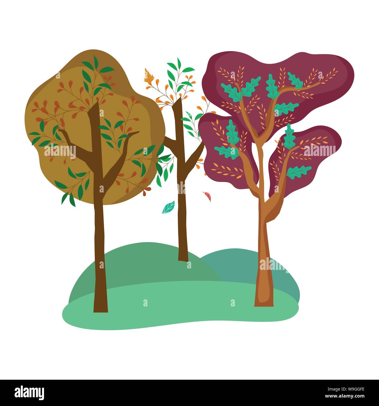 Trees design, Nature plant summer season environment natural and ...