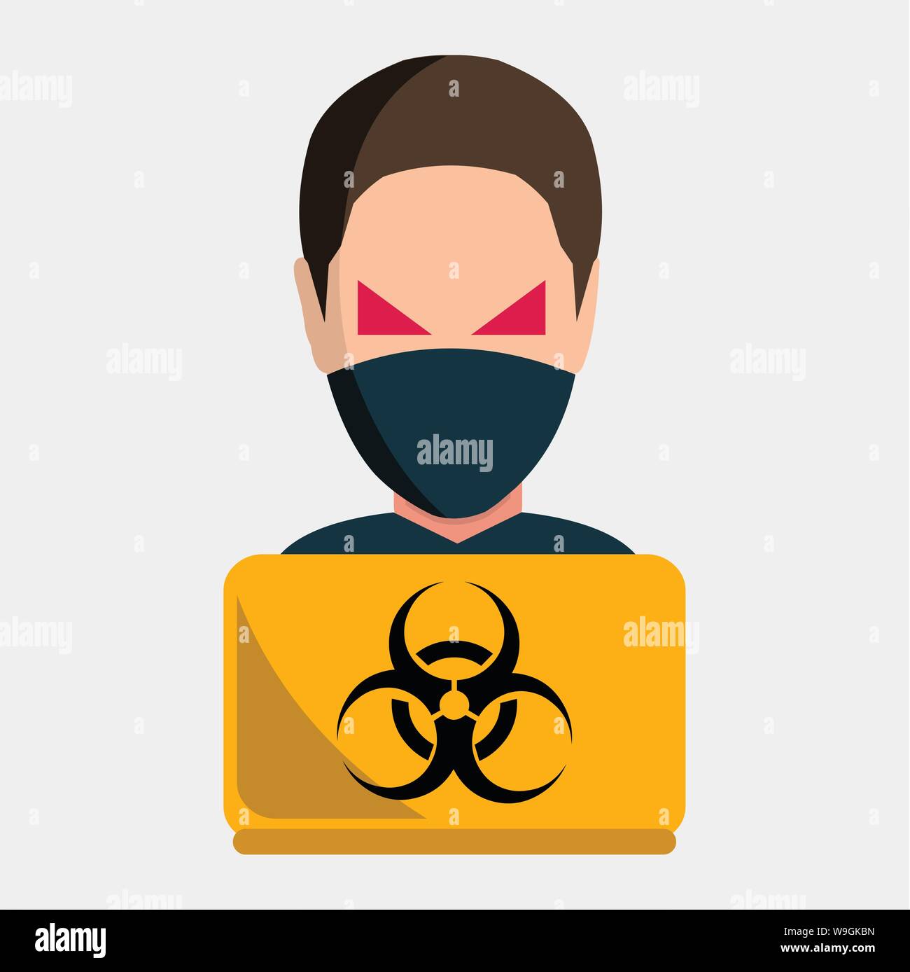 hacker vector illustration symbol Stock Vector Image & Art - Alamy