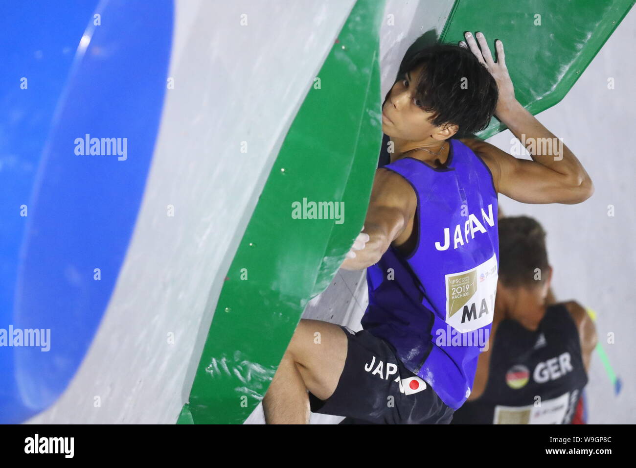 Tokyo, Japan. 13th Aug, 2019. Kai Harada (JPN) Sport Climbing : IFSC ...