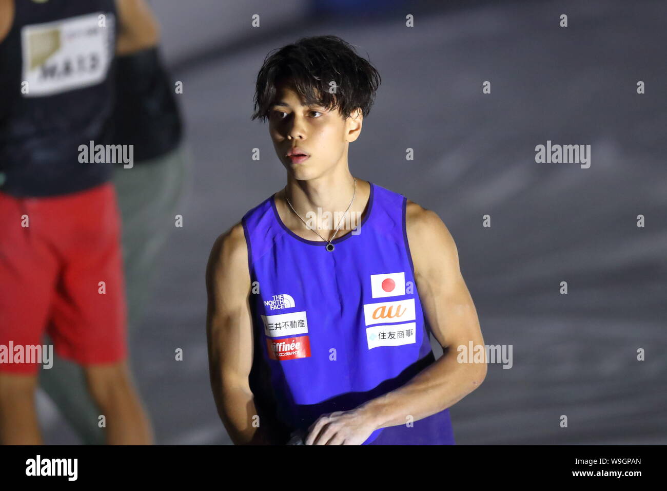 Tokyo, Japan. 13th Aug, 2019. Kai Harada (JPN) Sport Climbing : IFSC ...