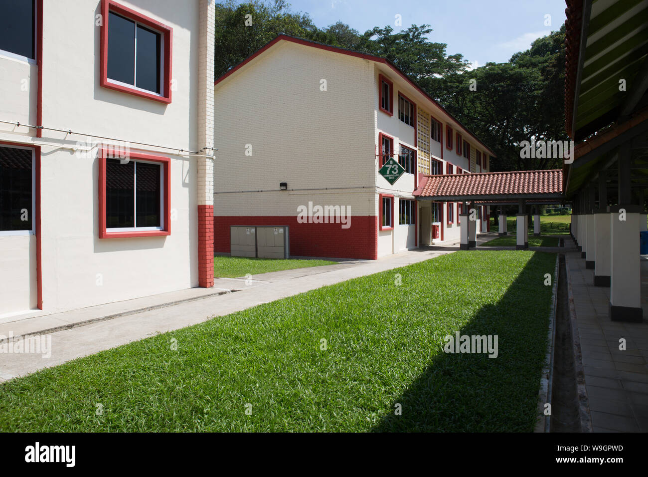 Low rise HDB building, Singapore Stock Photo - Alamy