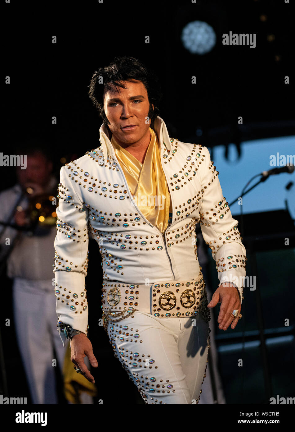 Gordon Hendricks aka Elvis Presley Stock Photo - Alamy