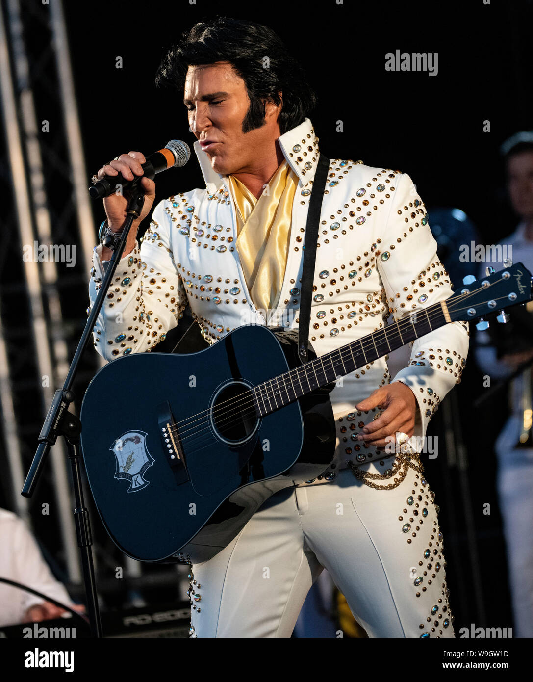 Gordon Hendricks aka Elvis Presley Stock Photo - Alamy