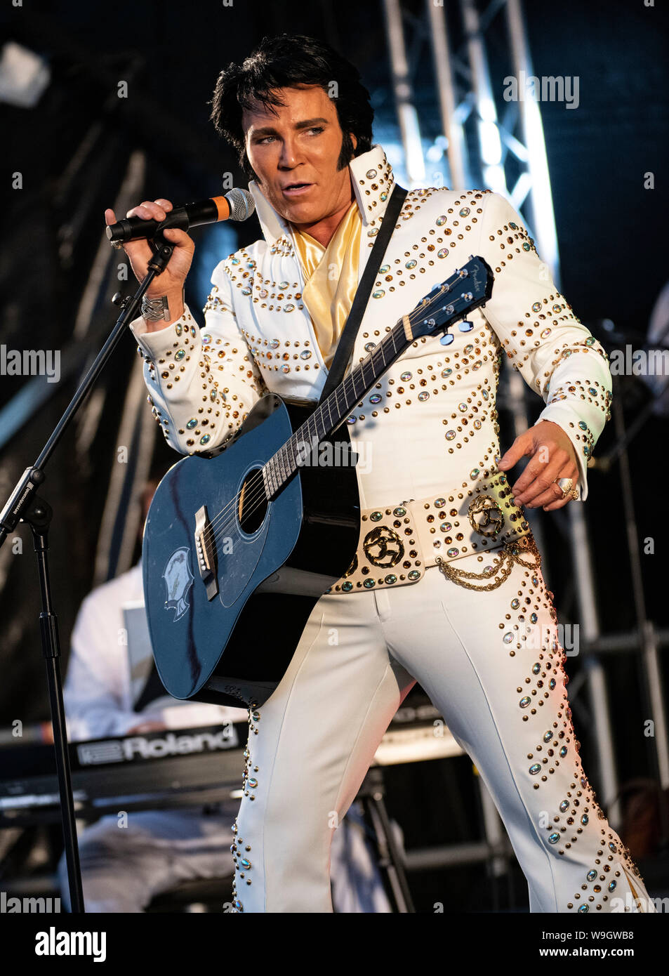 Gordon Hendricks aka Elvis Presley Stock Photo - Alamy
