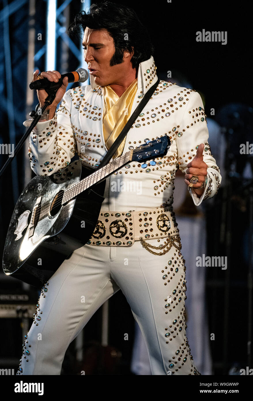 Gordon Hendricks aka Elvis Presley Stock Photo - Alamy