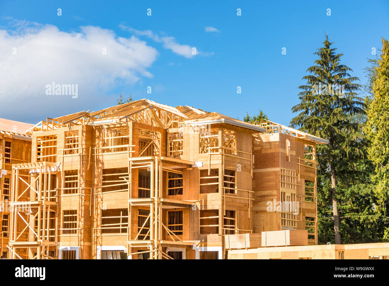 Timber frame construction block hi-res stock photography and images - Alamy