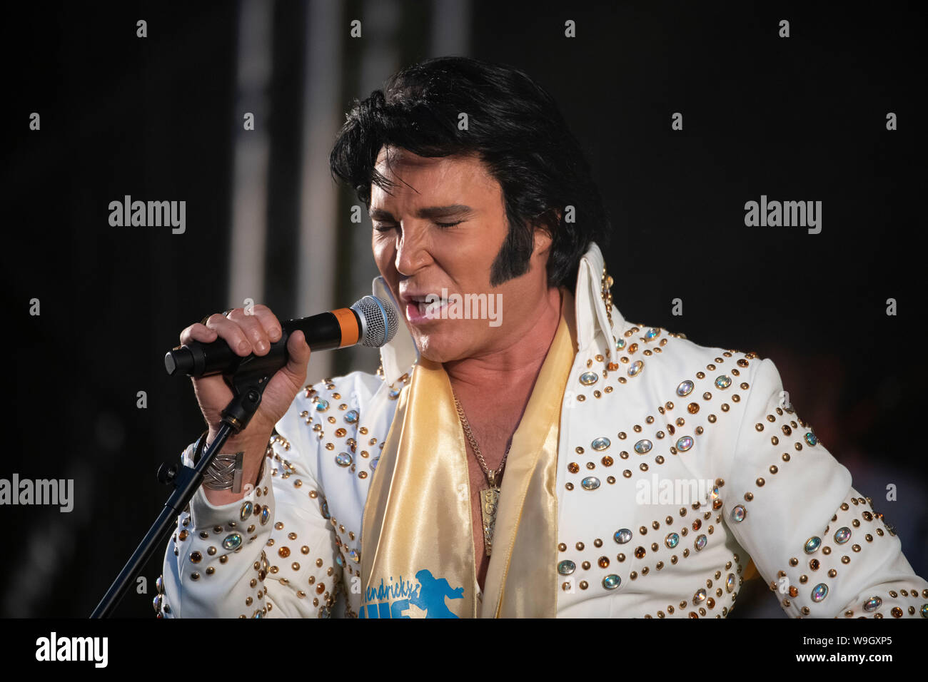 Gordon Hendricks aka Elvis Presley Stock Photo - Alamy