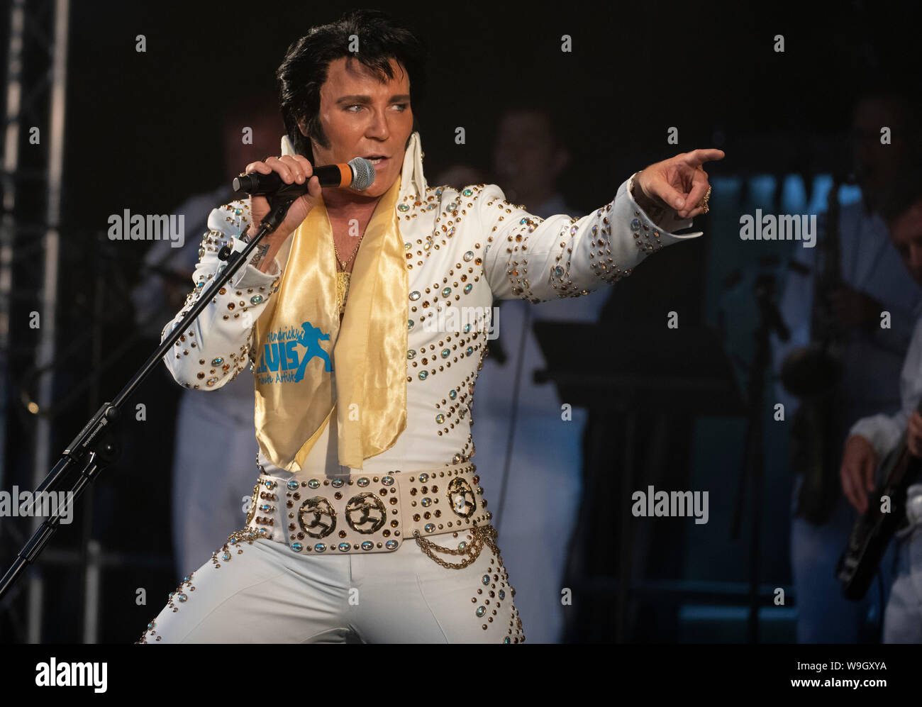 Gordon Hendricks aka Elvis Presley Stock Photo - Alamy