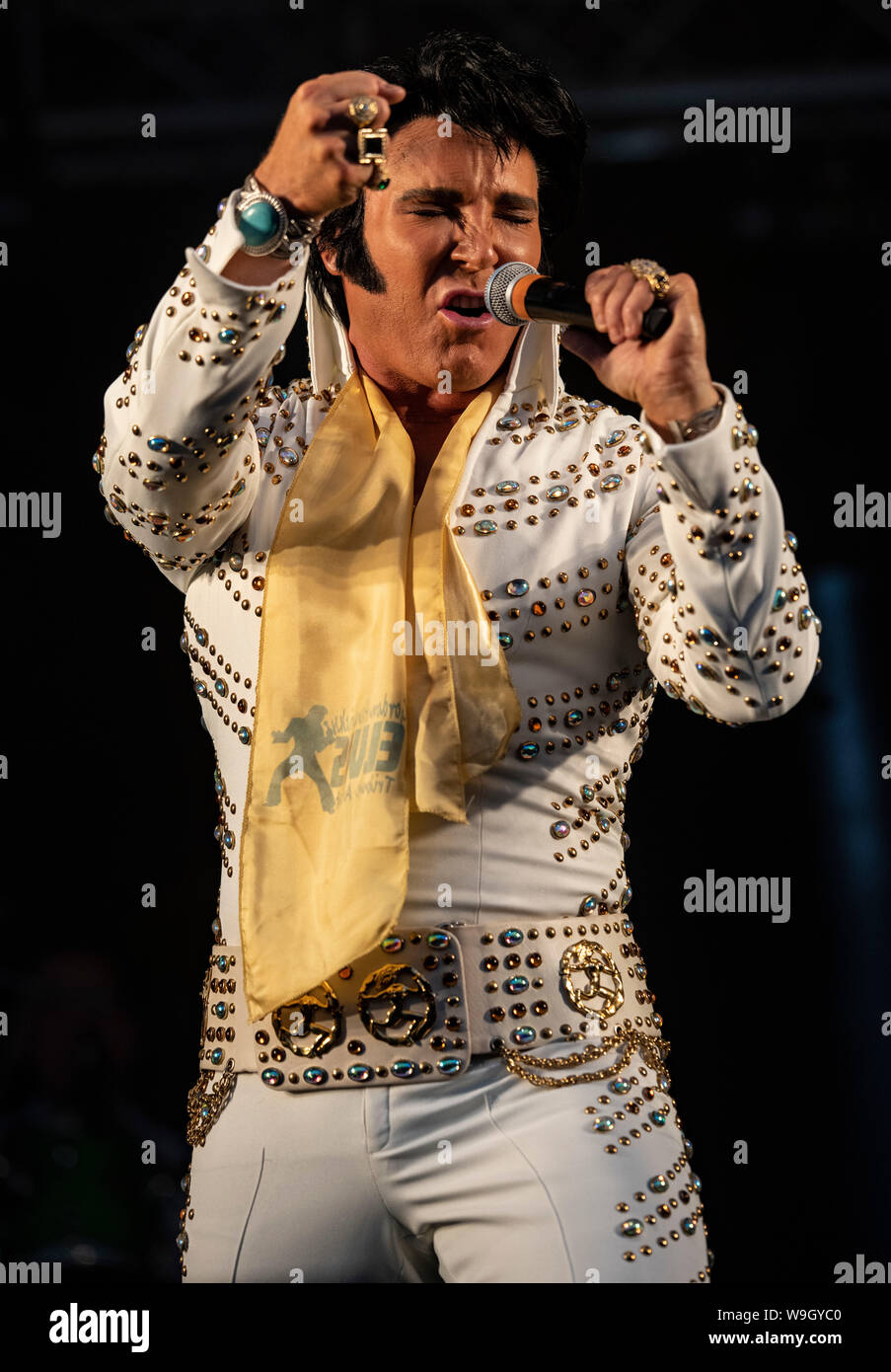 Gordon Hendricks aka Elvis Presley Stock Photo - Alamy