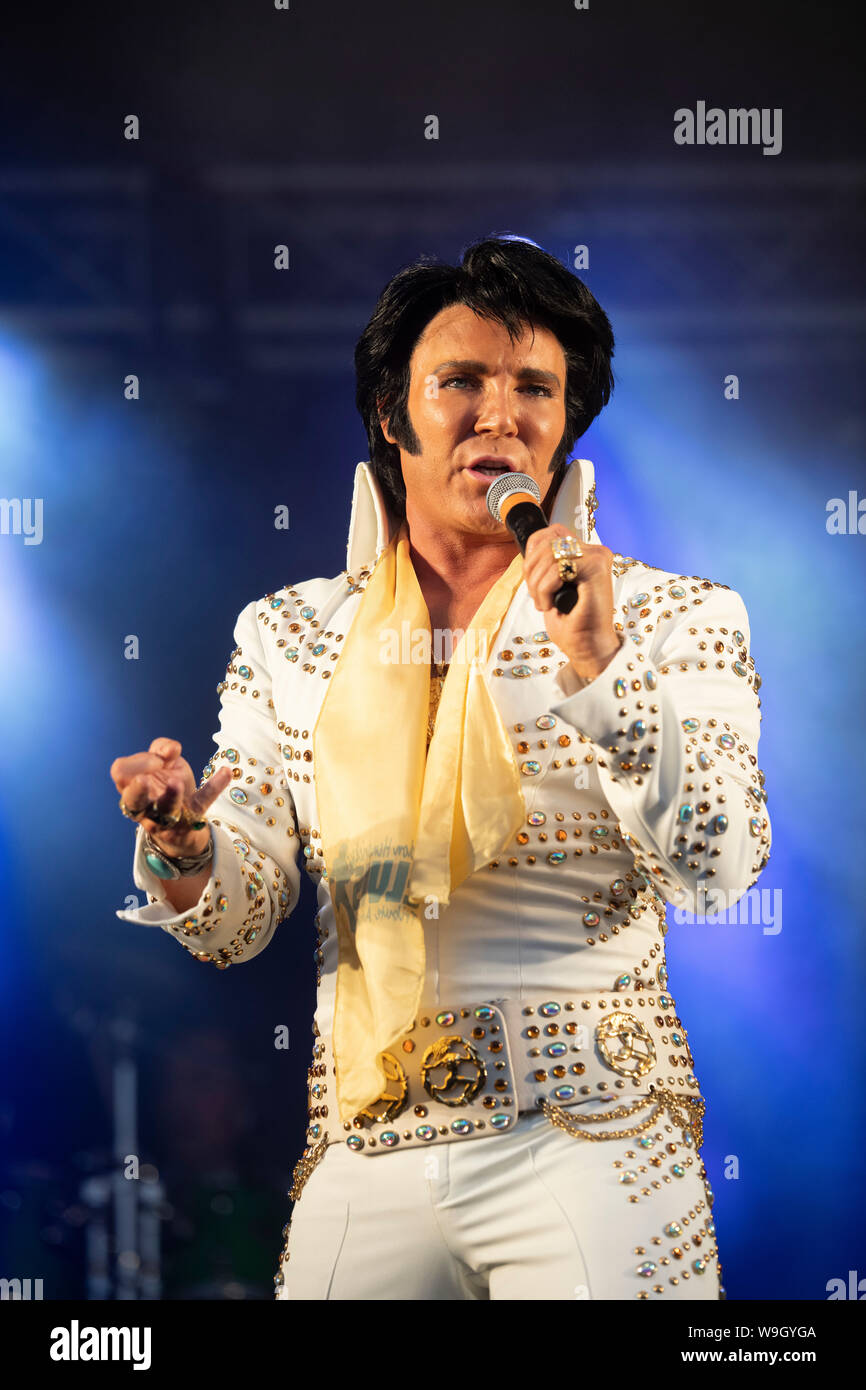 Gordon Hendricks aka Elvis Presley Stock Photo - Alamy