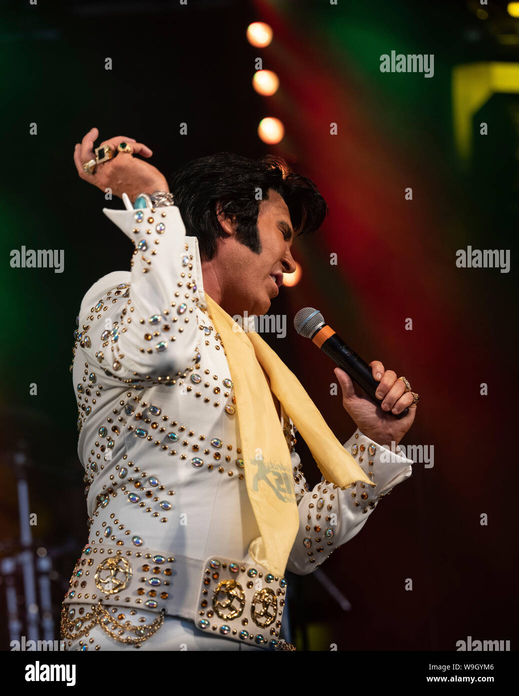 Gordon Hendricks aka Elvis Presley Stock Photo - Alamy