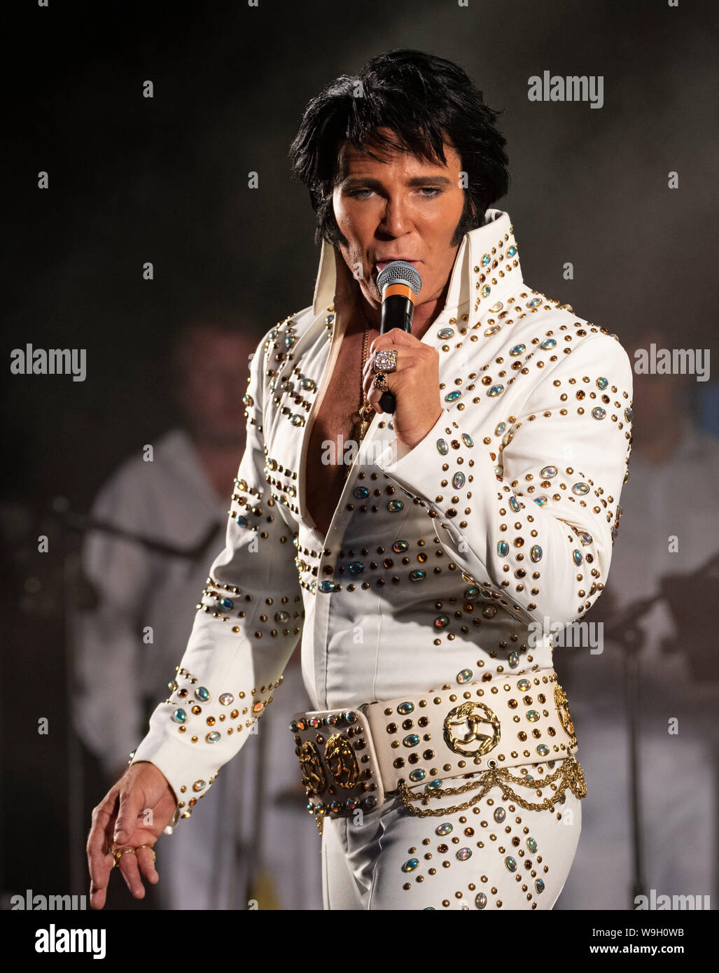 Gordon Hendricks aka Elvis Presley Stock Photo - Alamy