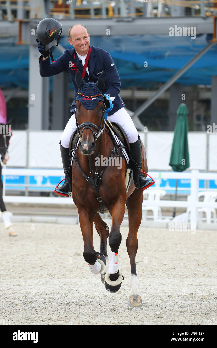 Tokyo, Japan. 14th Aug, 2019. Jung Michael & Fischerwild Wave (GER ...