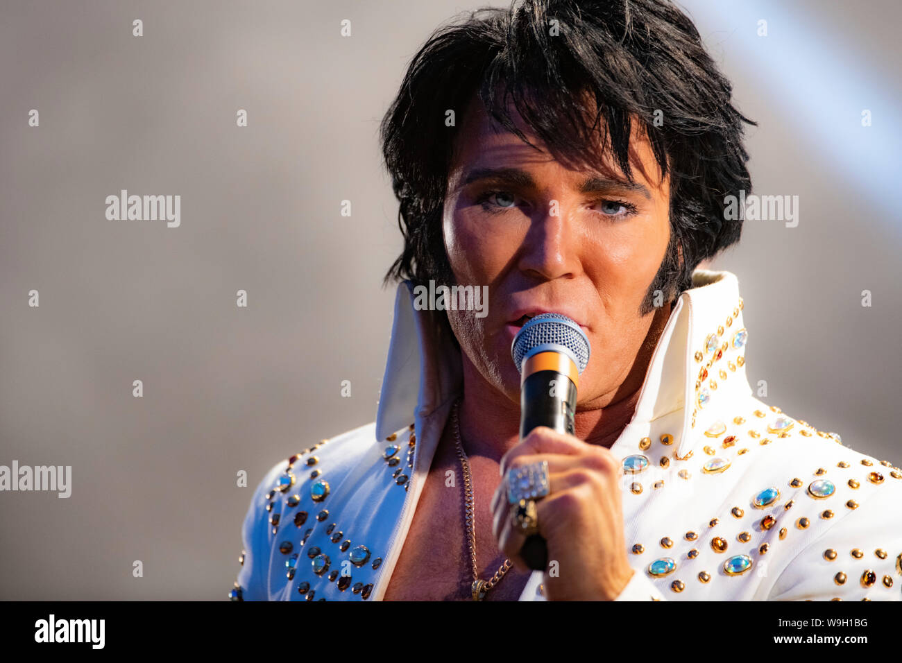 Gordon Hendricks aka Elvis Presley Stock Photo - Alamy