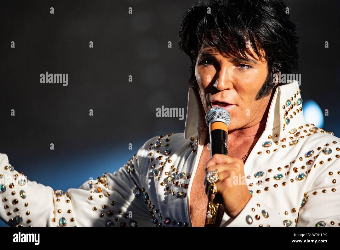 Gordon Hendricks aka Elvis Presley Stock Photo - Alamy