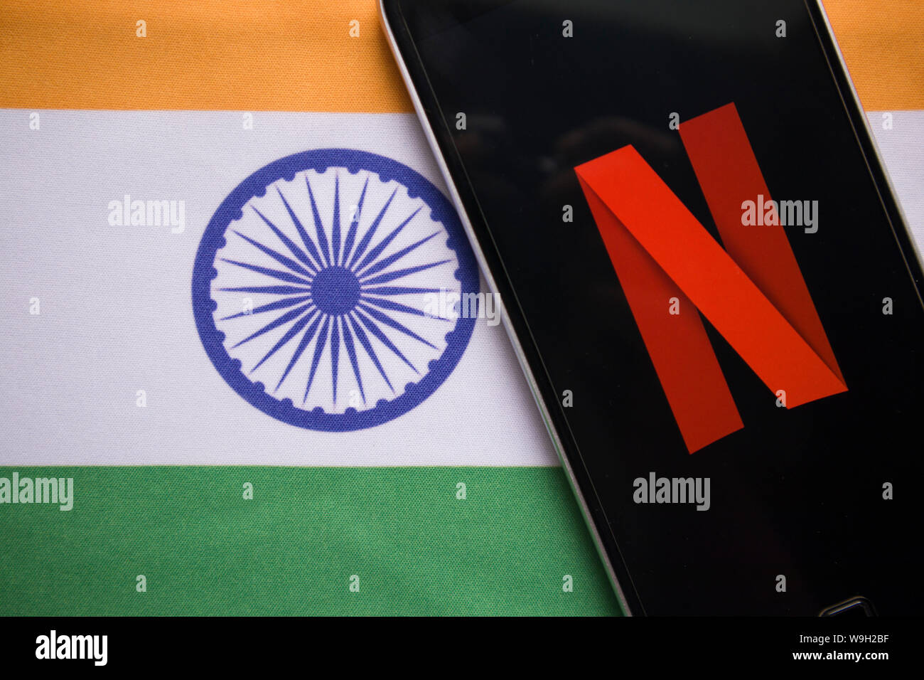 Indian black screen flag video hi-res stock photography and images - Alamy