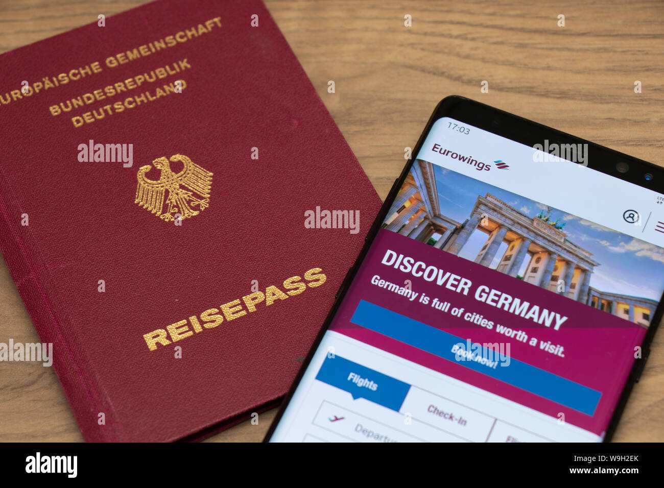 German passport hi-res stock photography and images - Alamy