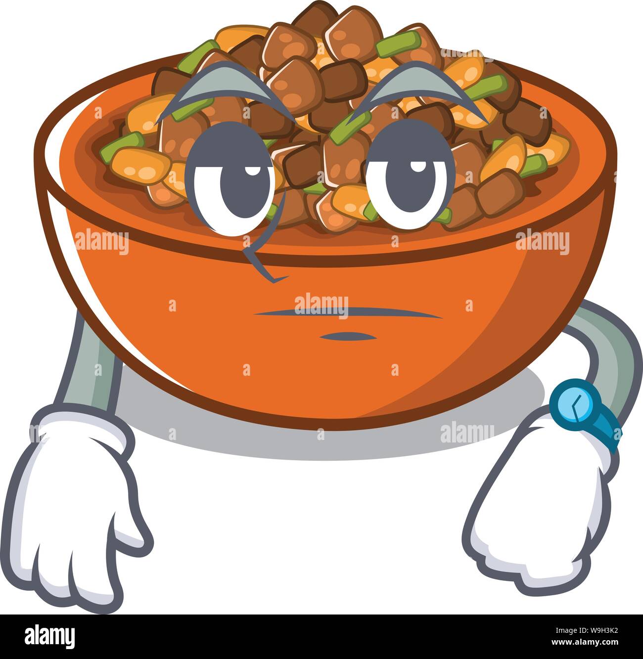 Waiting kung pao chicken in a cartoon Stock Vector Image & Art - Alamy