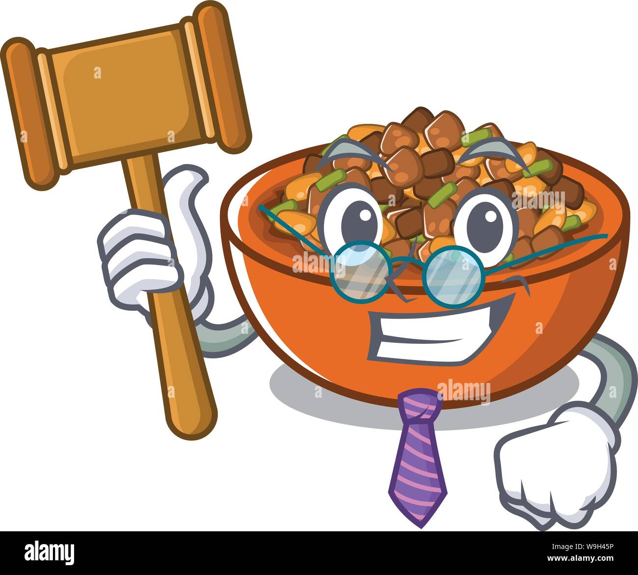 Judge kung pao chicken in a cartoon Stock Vector Image & Art - Alamy