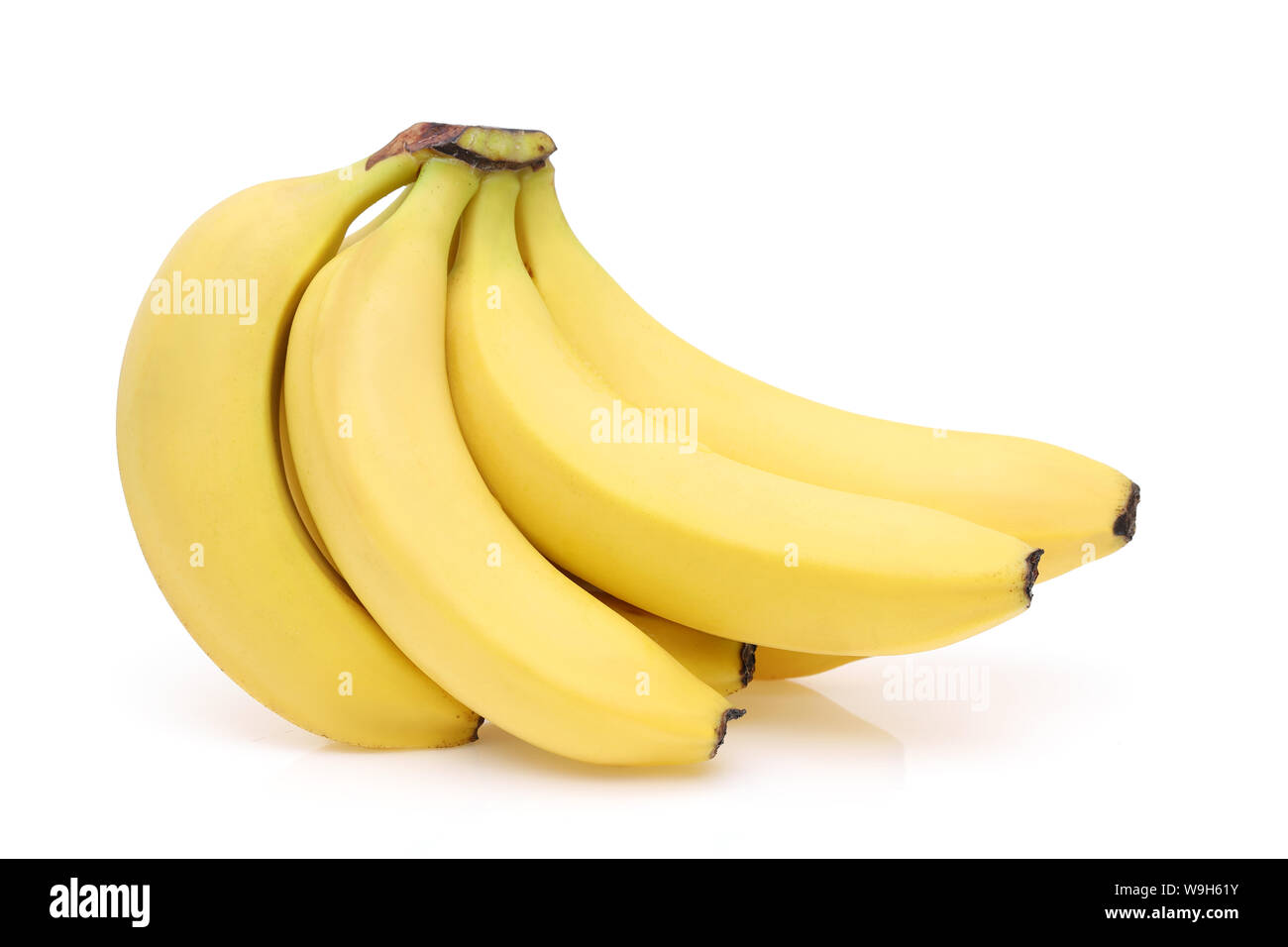 Bunch of fresh bananas isolated on white background Stock Photo - Alamy